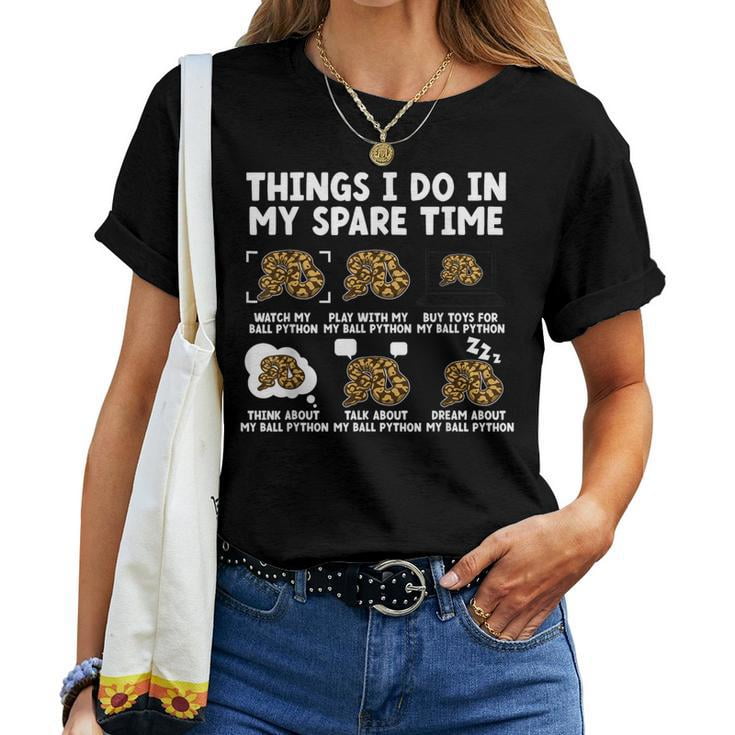 Ball Python Owner Ball Python Mom Ball Python Dad Women T-Shirt ...