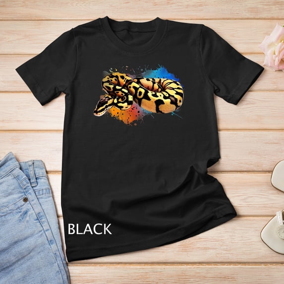 Ball Python Reptile Keeper Paint Splash T-Shirt - Walmart.com