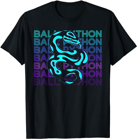 Ball Python Snake Retro Ball Python T-Shirt - Walmart.com