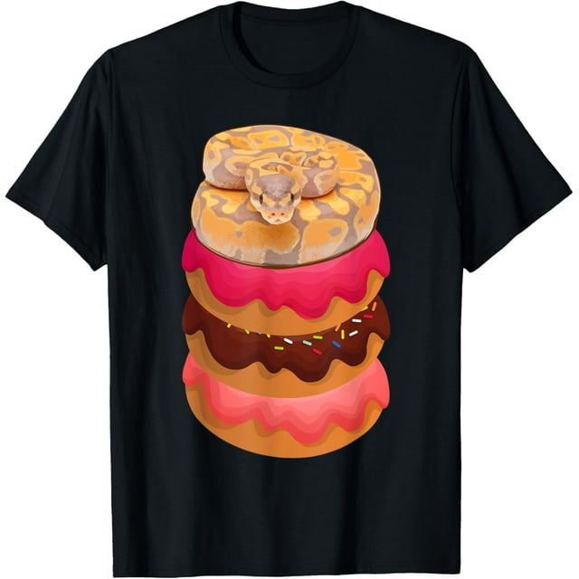 Ball Python Snakes Love Donuts Herpatologists T-Shirt - Walmart.com