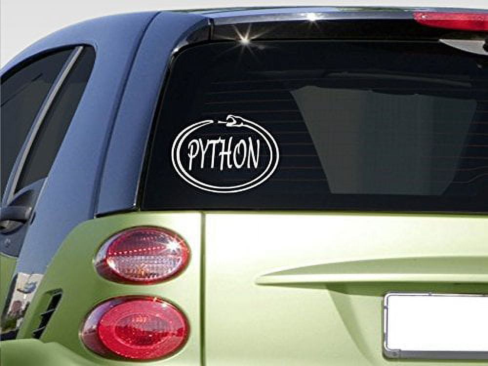 Ball Python snake 6" sticker *E903* Ouroboros heat lamp aquarium snake ...