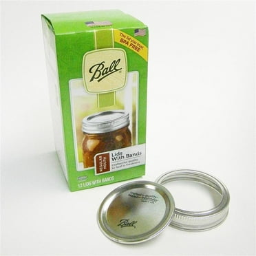 Kerr Canning Jars, Regular Mouth Pint (16 oz.) Mason Jars with Lids and ...
