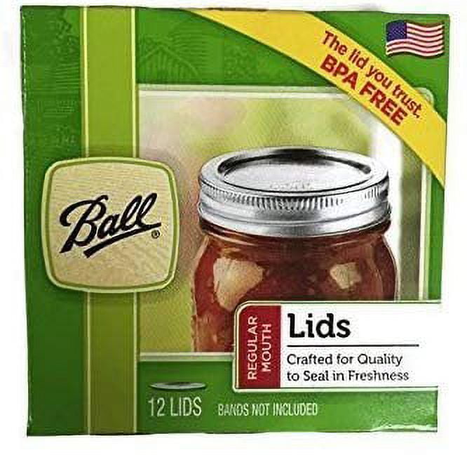 Ball Regular Mouth Jar Lids 2-Pack of 12 - Walmart.com