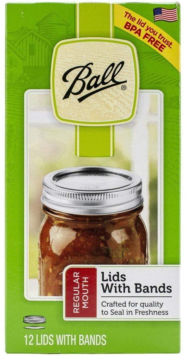 Ball Regular Mouth Lids and Bands, 36 count - Walmart.com
