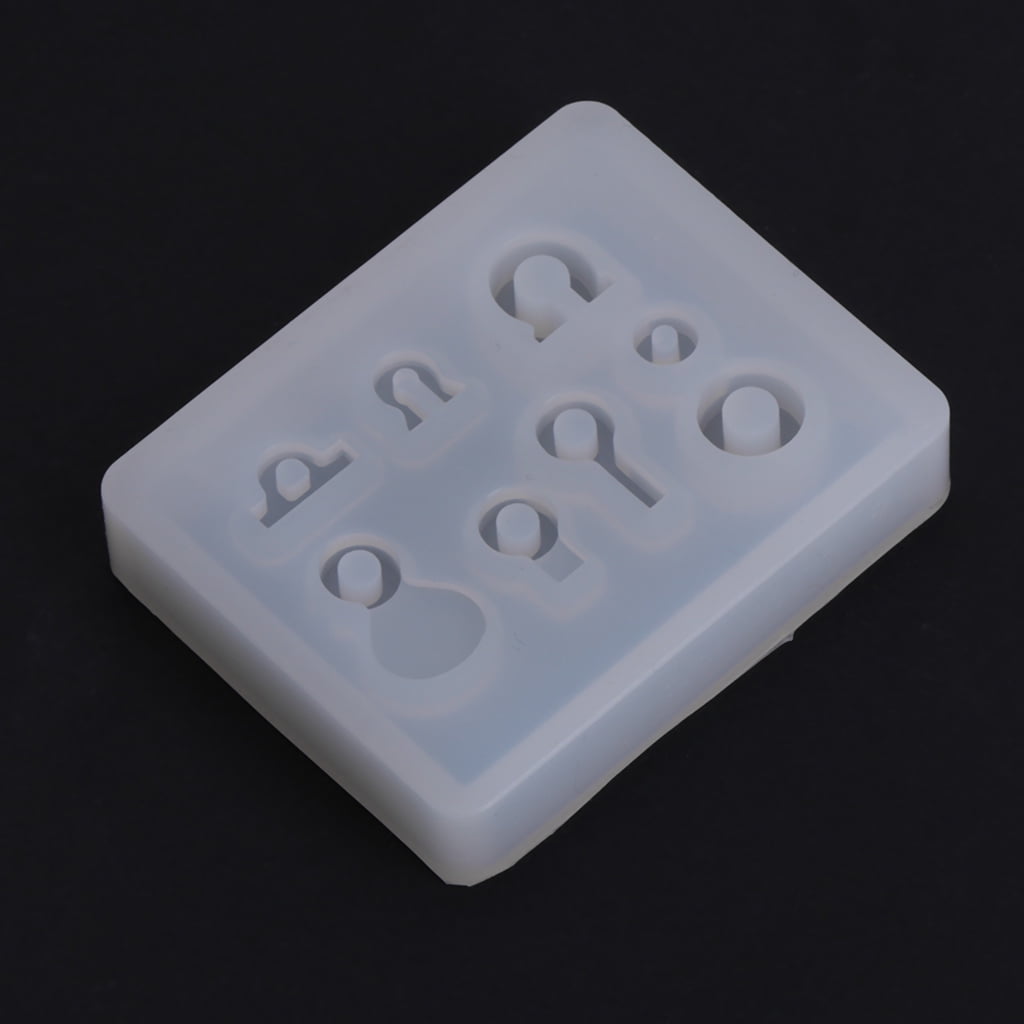 Ball Rings Silicone Mold Keychain Pendants Epoxy Resin Molds for DIY ...