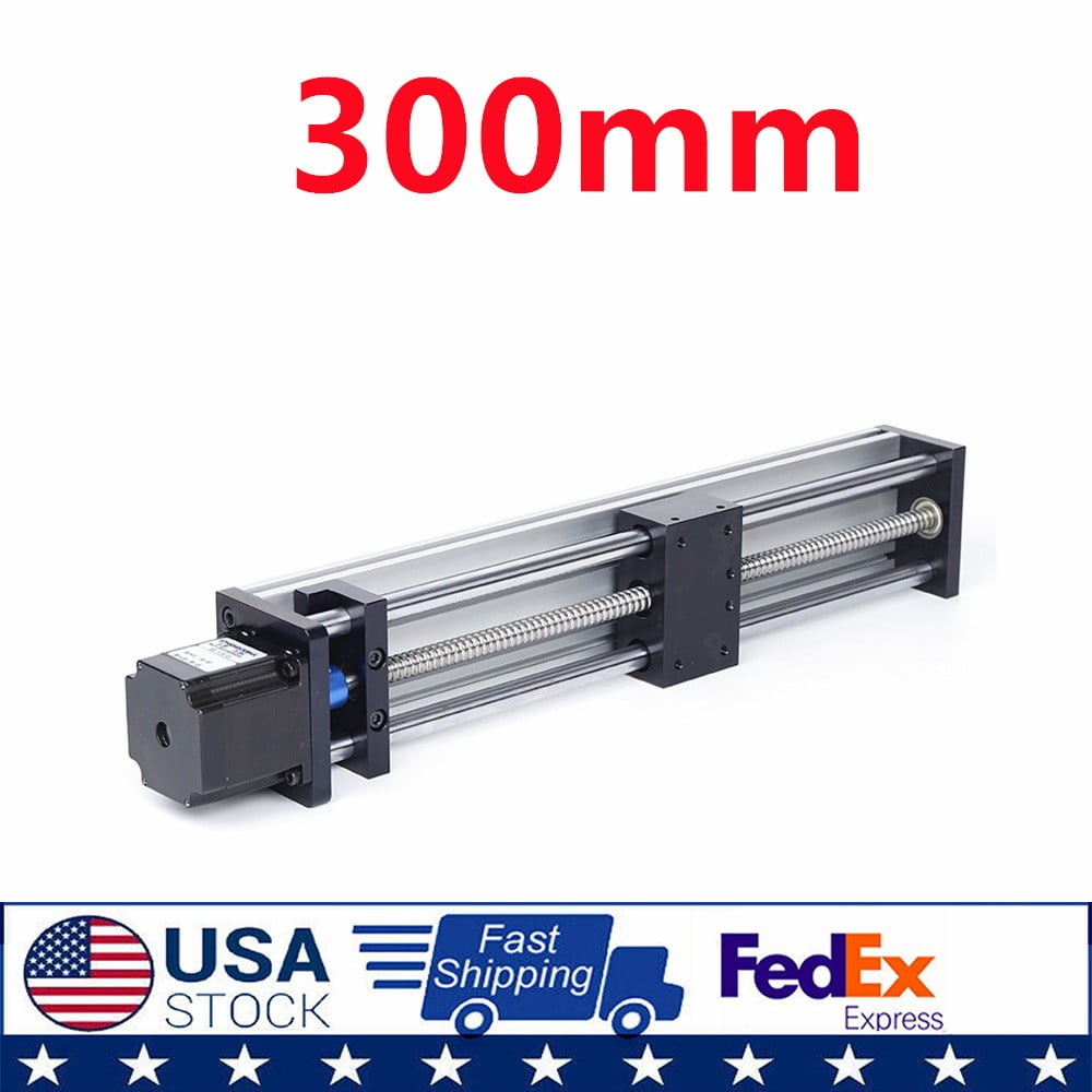 Ball Screw Guide Sliding Table 300mm 40-100mm/s + 23nema Stepper Motor ...