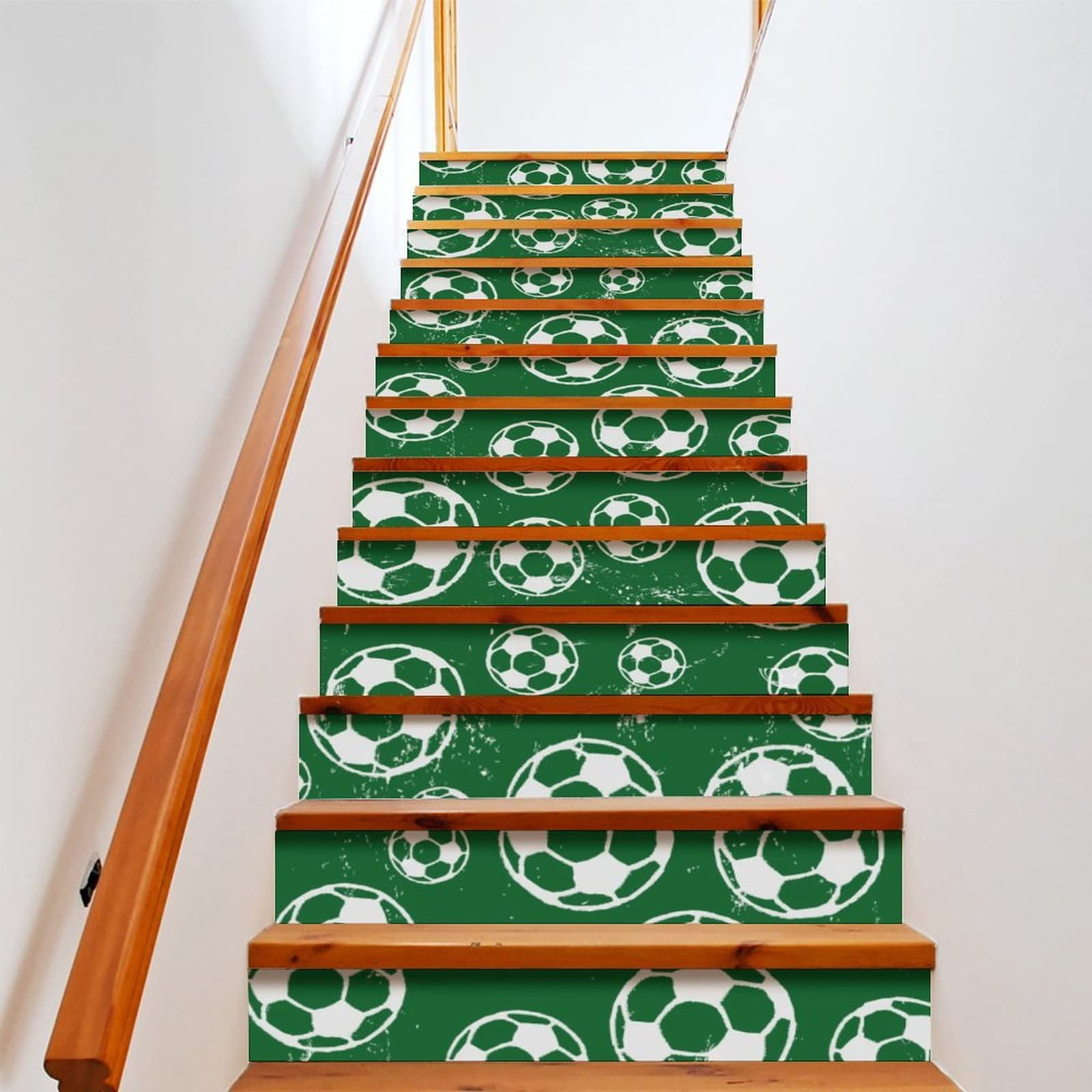 Ball Sport Stair Stickers Color Football Basketball Soccer Staircase ...