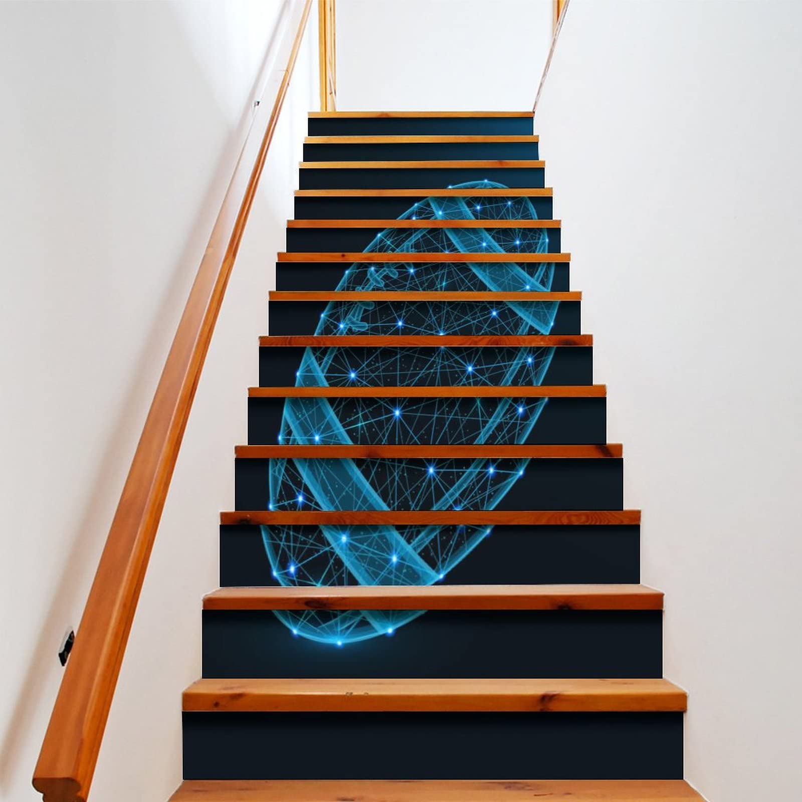 Ball Sport Stair Stickers Color Football Basketball Soccer Staircase ...