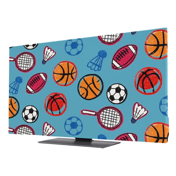 Ball Sport TV Cover for 50 Inch Screen,Stretch Fabric Dustproof TV ...