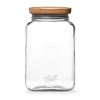 Ball Stack & Store Half-Gallon Wooden Lid Storage Jar, 64 Ounce ...
