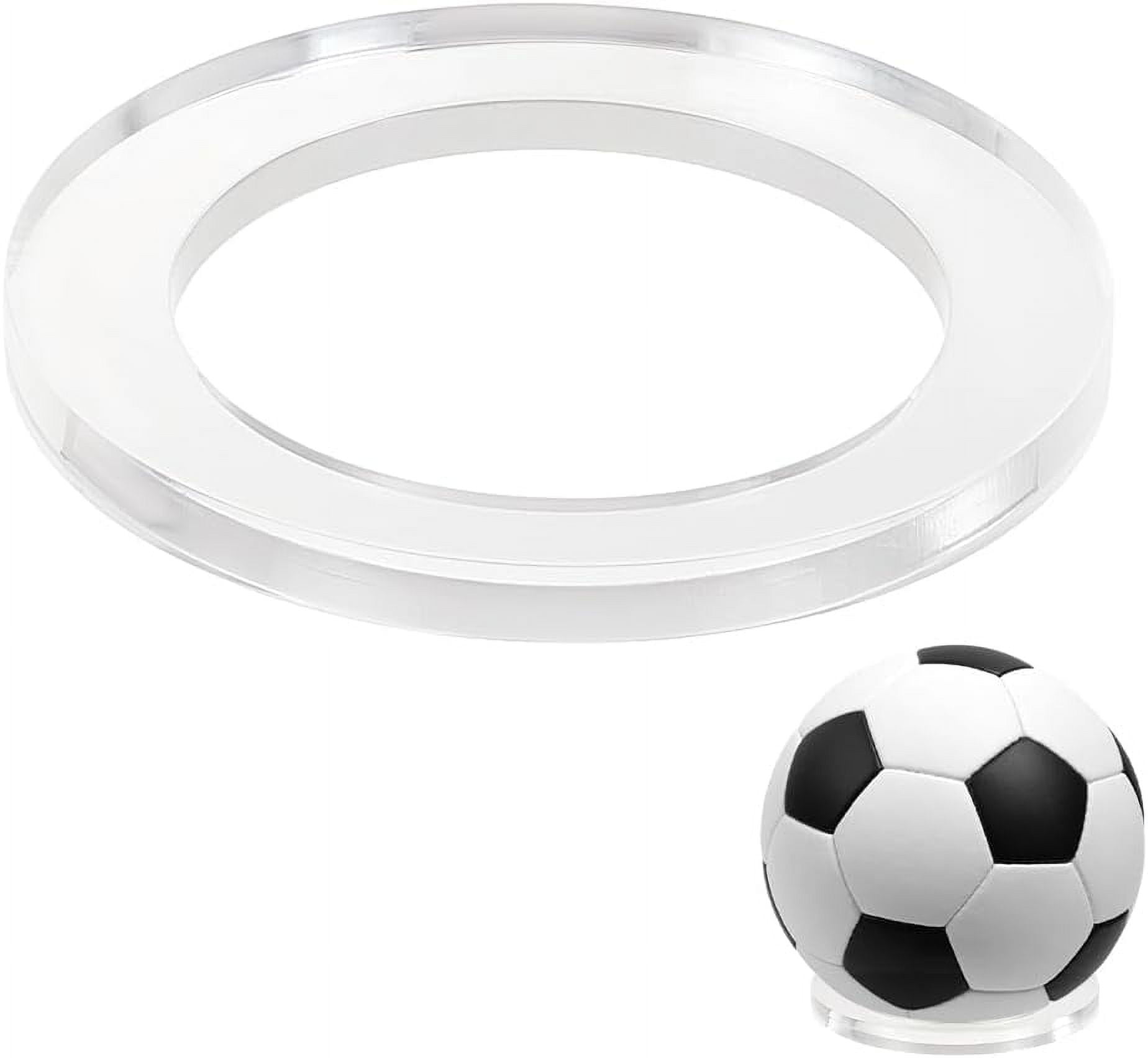 Ball Stand Ball Display 5 Inch Clear Game Balls Display Holder Sphere ...