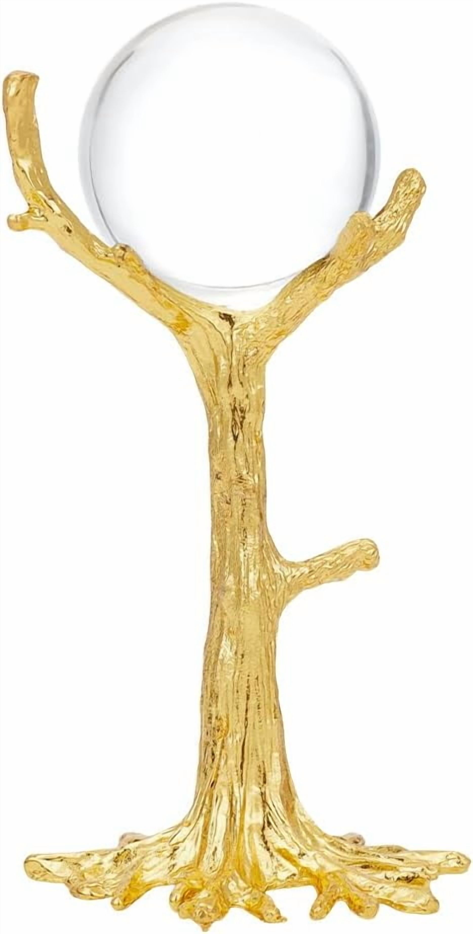 Ball Stand Tree Shaped Sphere Holder Golden Crystals Holder Rack for 8 ...
