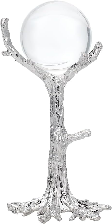 Ball Stand Tree Shaped Sphere Holder Silver Crystals Holder Rack for 8 ...