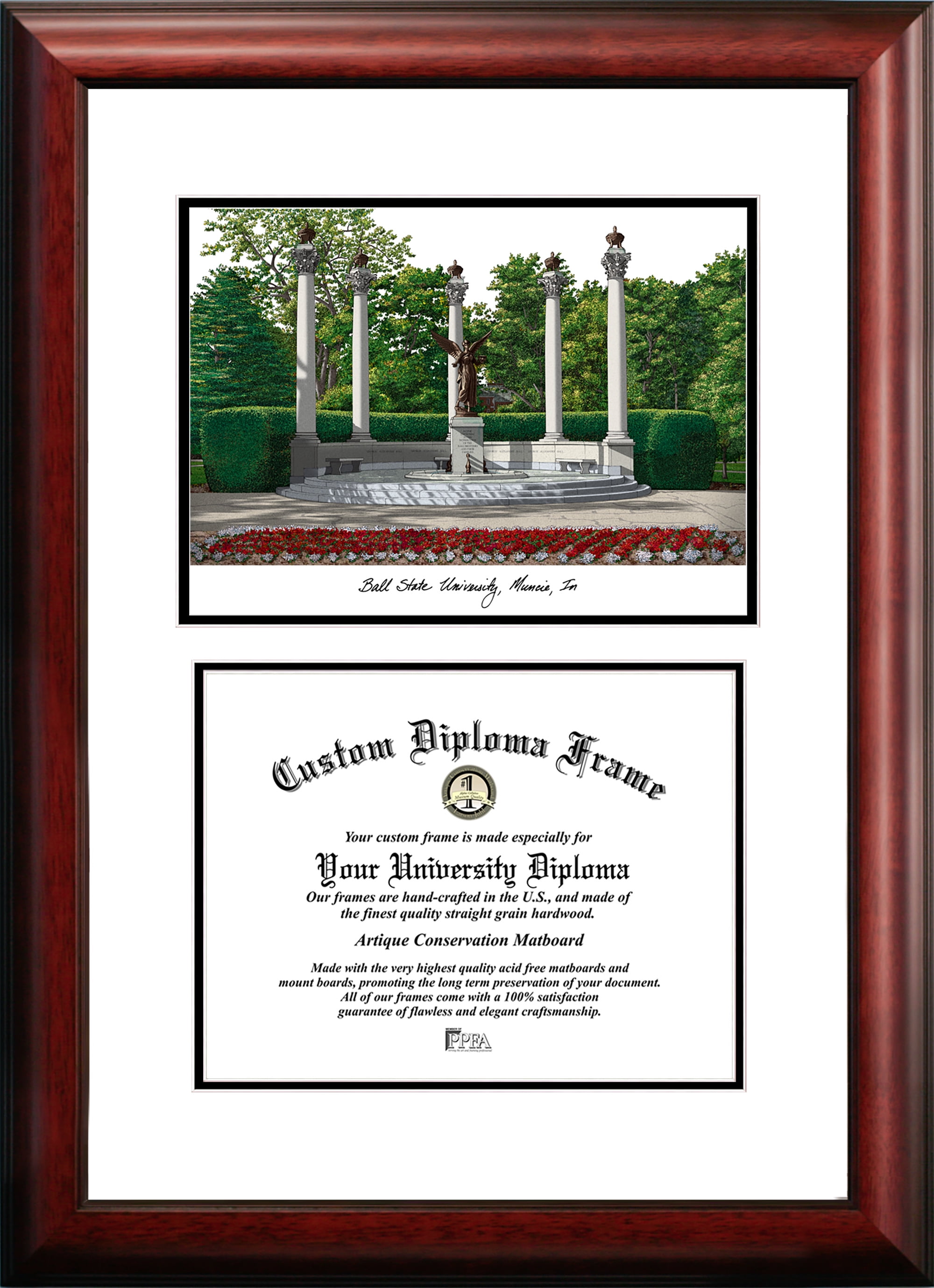 Ball State University 8" x 10" Scholar Diploma Frame - Walmart.com