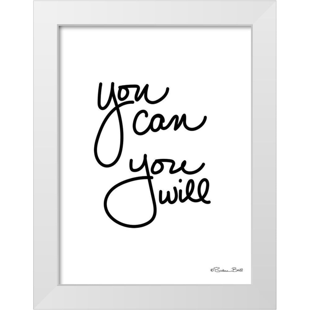 Ball, Susan 14x18 White Modern Wood Framed Museum Art Print Titled ...