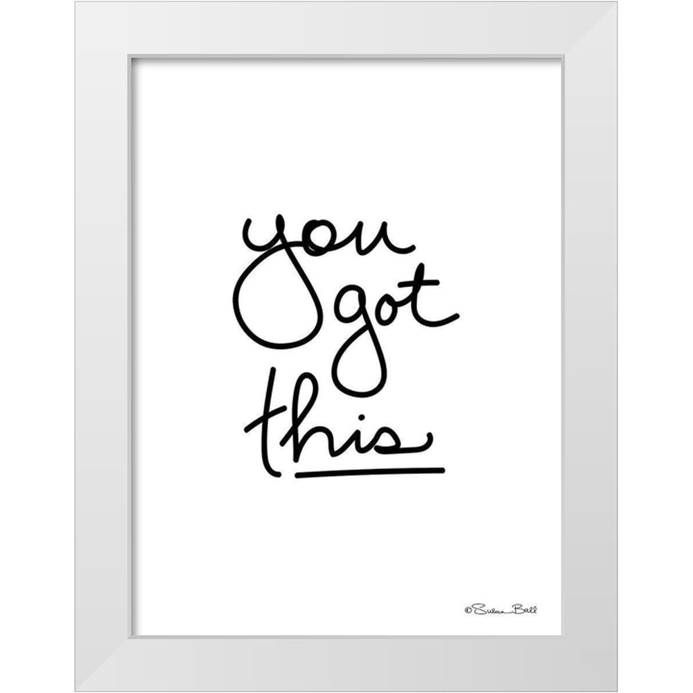 Ball, Susan 14x18 White Modern Wood Framed Museum Art Print Titled ...