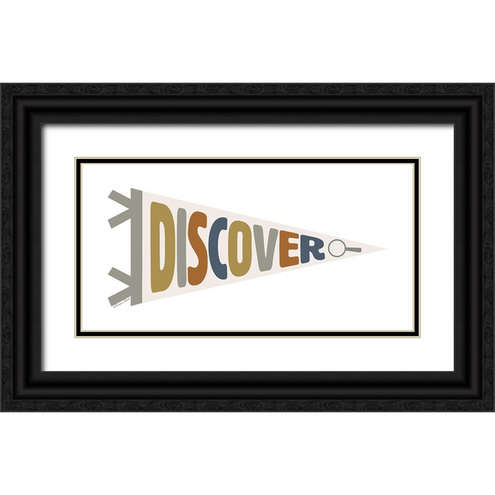 Ball, Susan 14x9 Black Ornate Wood Framed with Double Matting Museum ...
