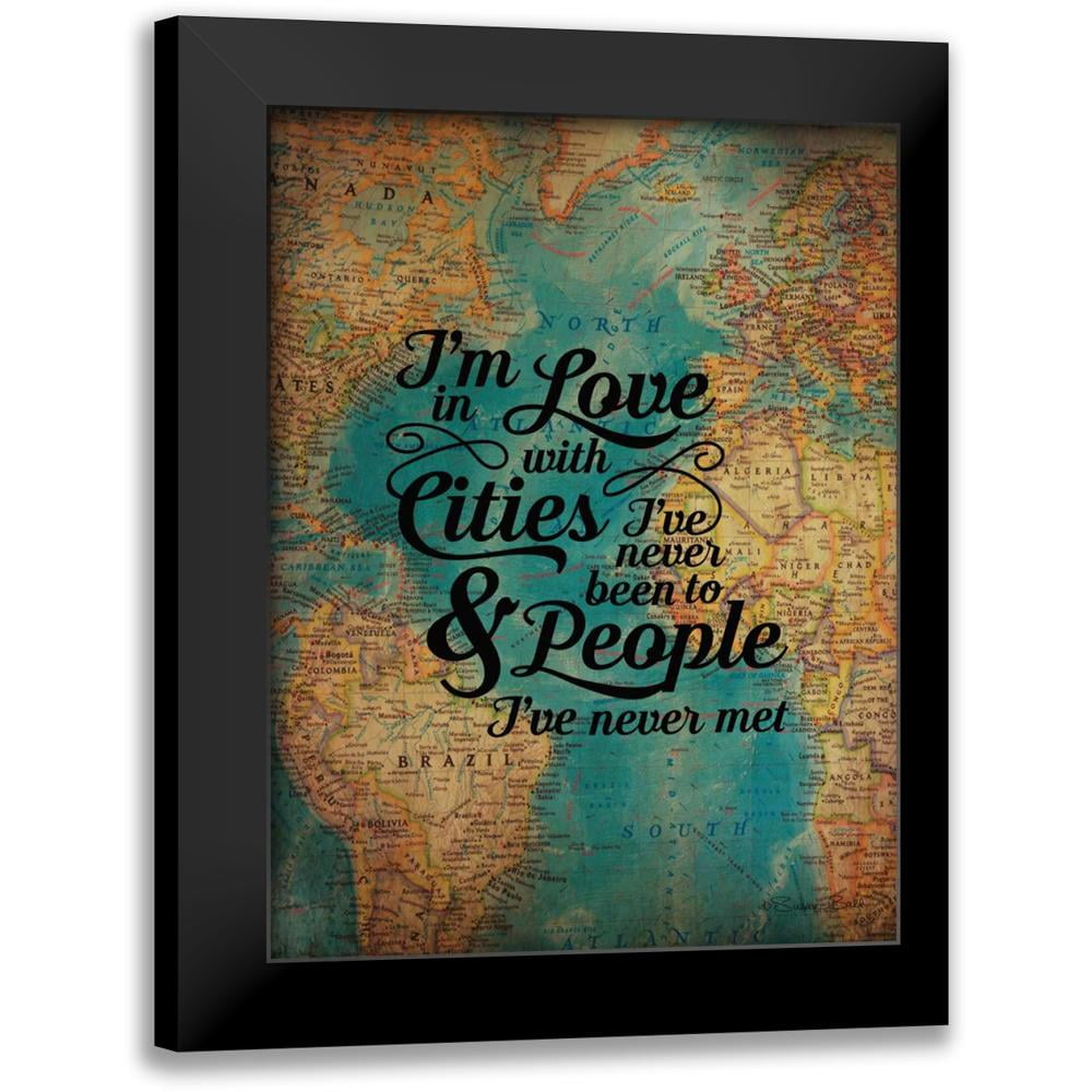 Ball, Susan 15x18 Black Modern Framed Museum Art Print Titled - Cities ...