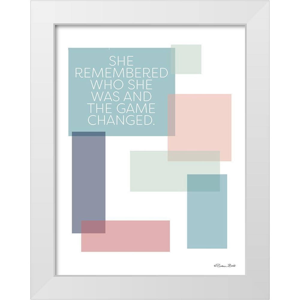 Ball, Susan 15x18 White Modern Wood Framed Museum Art Print Titled ...