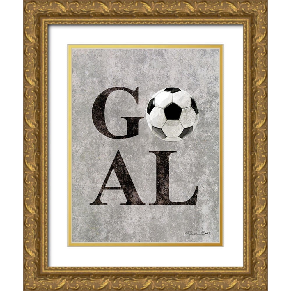 Ball, Susan 19x24 Gold Ornate Wood Framed with Double Matting Museum ...