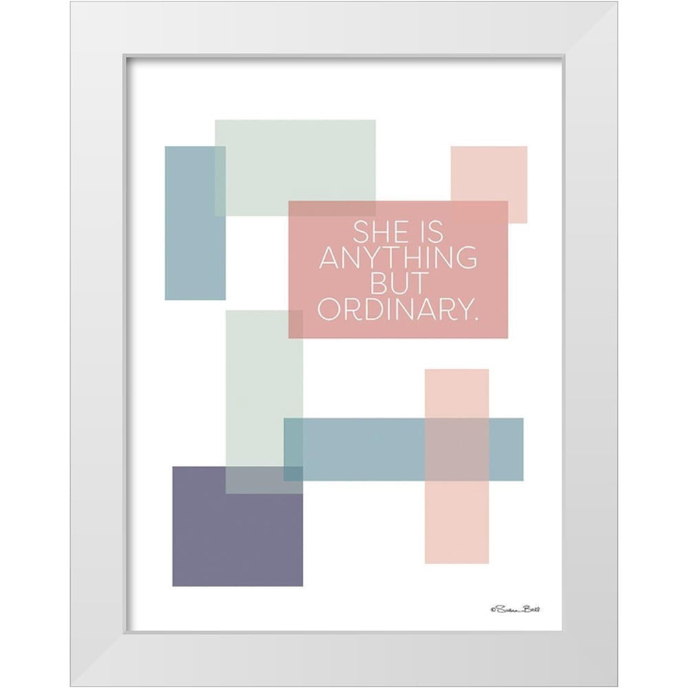 Ball, Susan 19x24 White Modern Wood Framed Museum Art Print Titled ...