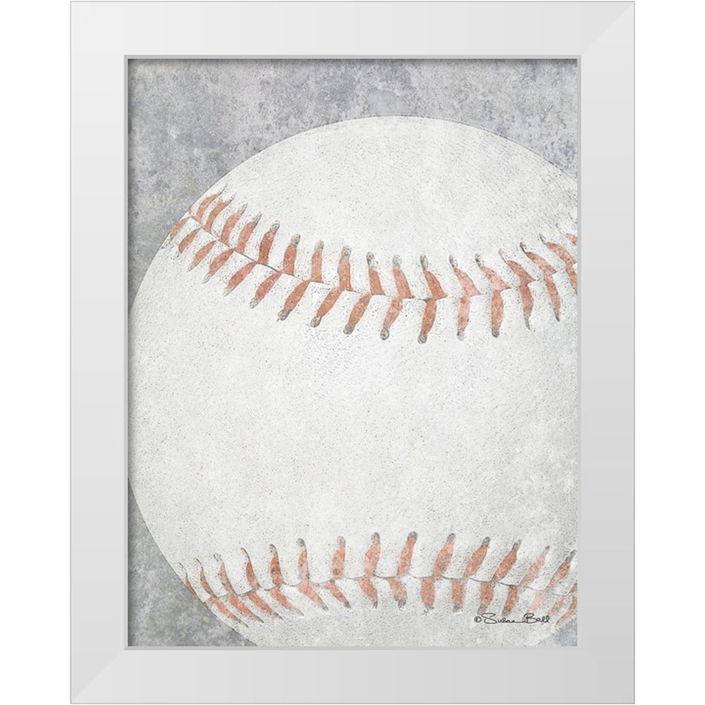 Ball, Susan 19x24 White Modern Wood Framed Museum Art Print Titled ...