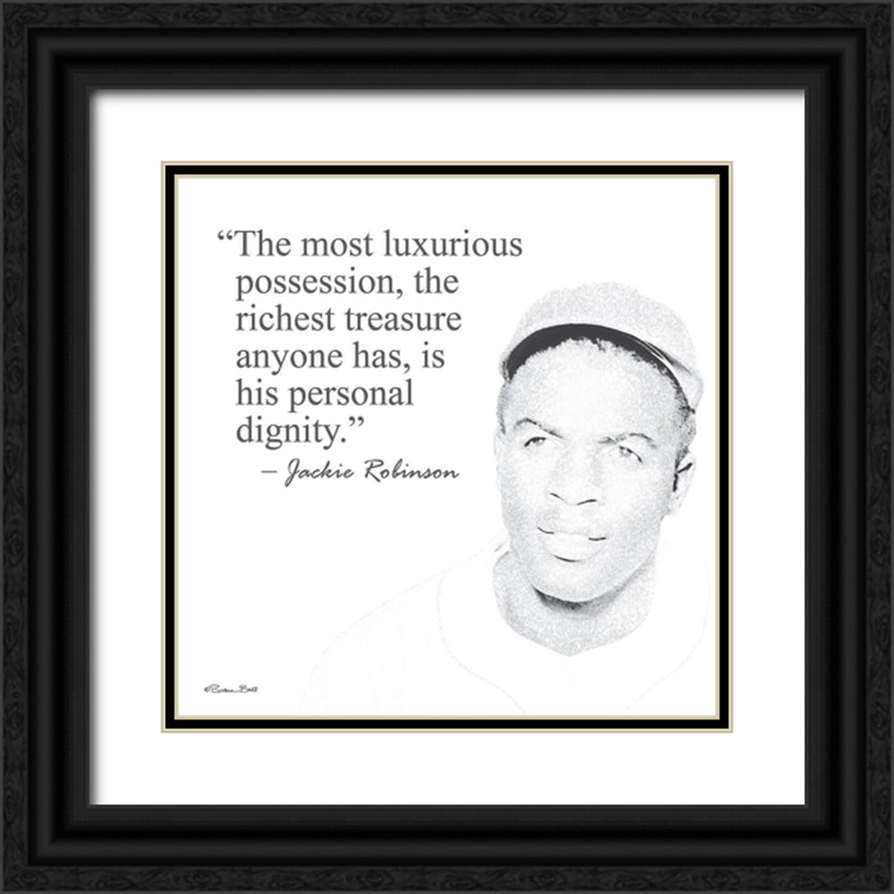 Ball, Susan 20x20 Black Ornate Wood Framed with Double Matting Museum ...