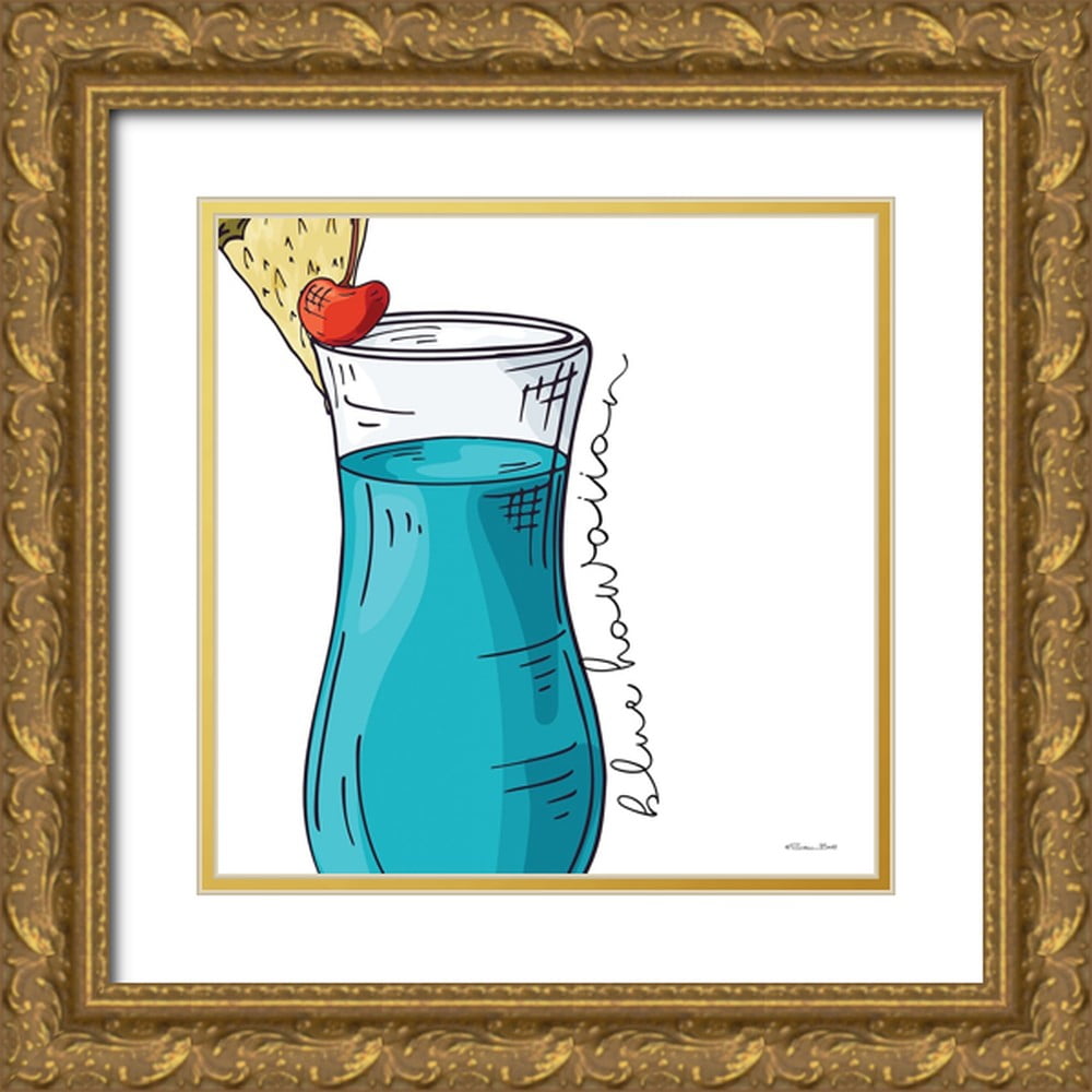 Ball, Susan 20x20 Gold Ornate Wood Framed with Double Matting Museum ...