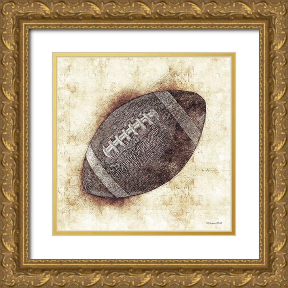 Ball, Susan 20x20 Gold Ornate Wood Framed with Double Matting Museum ...