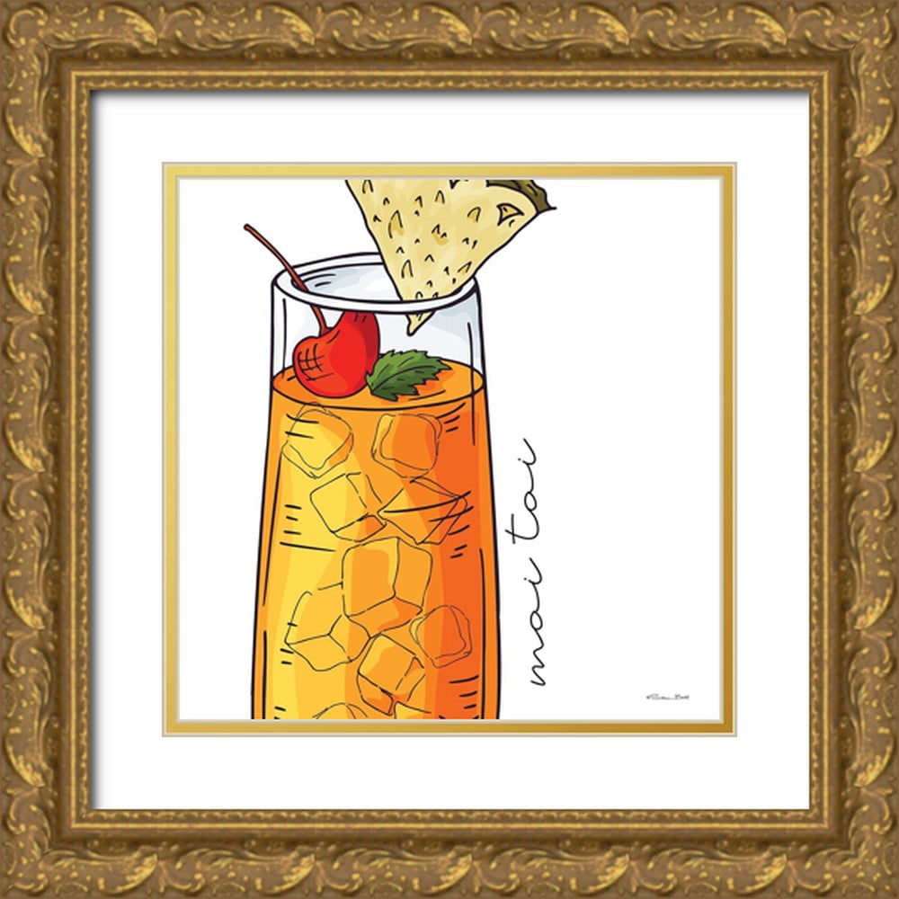 Ball, Susan 20x20 Gold Ornate Wood Framed with Double Matting Museum ...