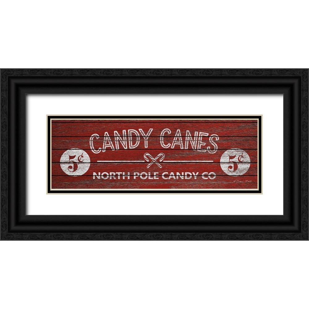 Ball, Susan 24x11 Black Ornate Wood Framed with Double Matting Museum ...