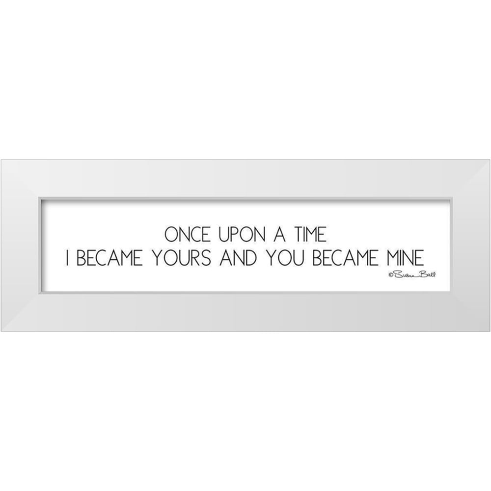 Ball, Susan 24x9 White Modern Wood Framed Museum Art Print Titled ...