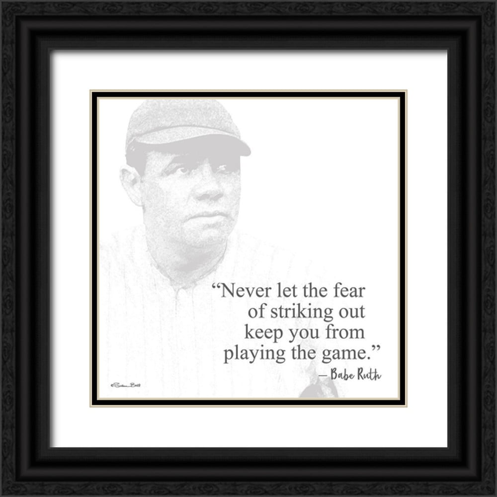 Ball, Susan 26x26 Black Ornate Wood Framed with Double Matting Museum ...