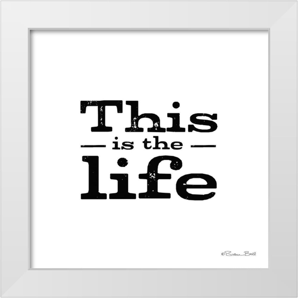 Ball, Susan 26x26 White Modern Wood Framed Museum Art Print Titled ...
