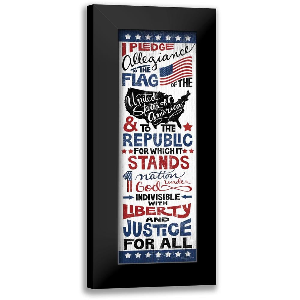 Ball, Susan 9x18 Black Modern Framed Museum Art Print Titled - Pledge ...