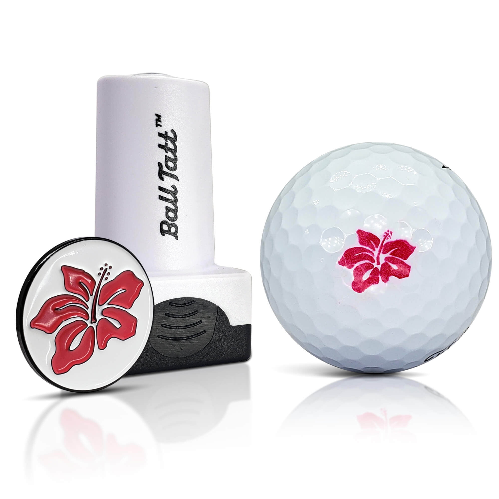 Ball Tatt Golf Ball Stamp Self-Inking Quick-Dry Stamper with Matching ...