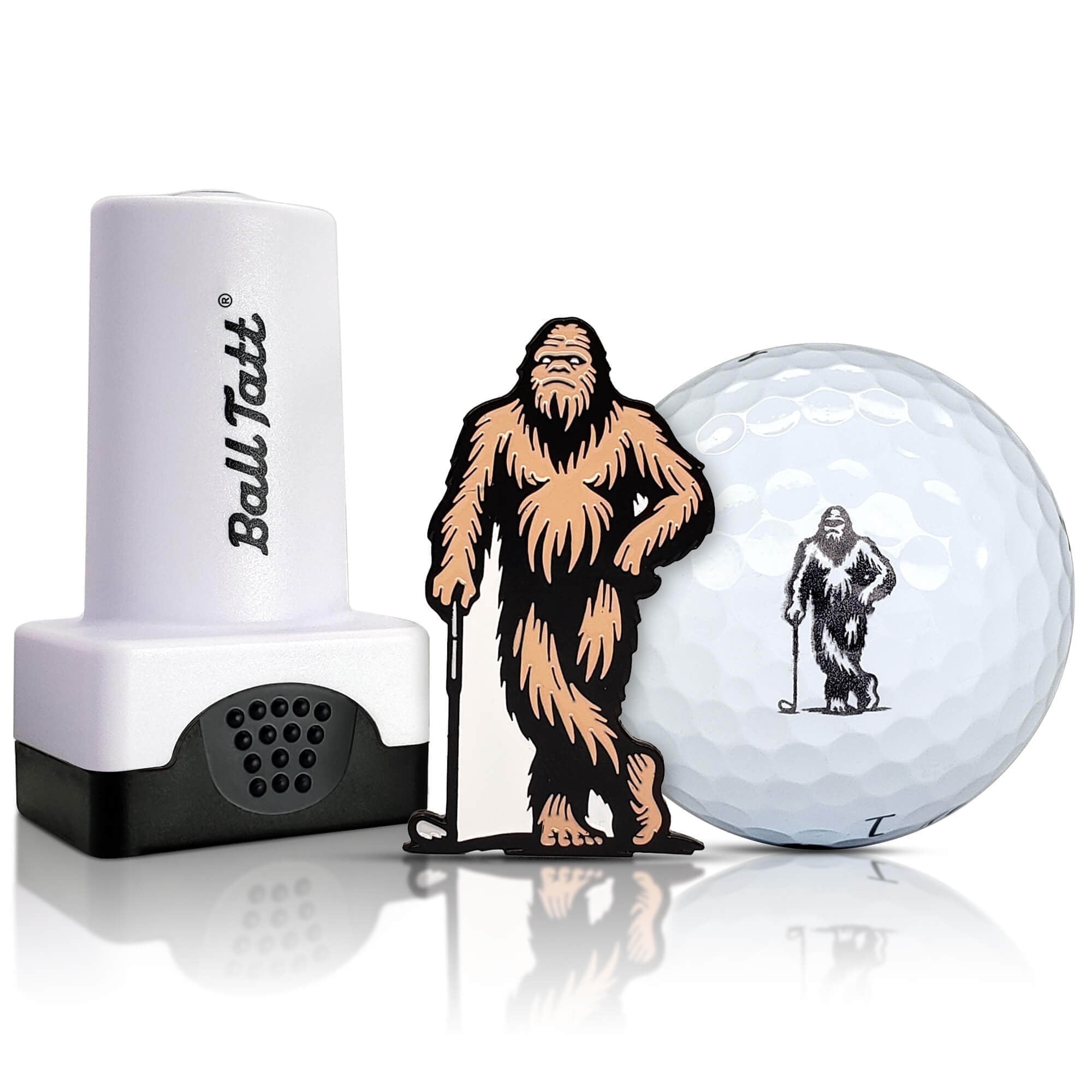 Ball Tatt - Sasquatch Golf Ball Stamper Self-Inking Quick-Dry with XL ...