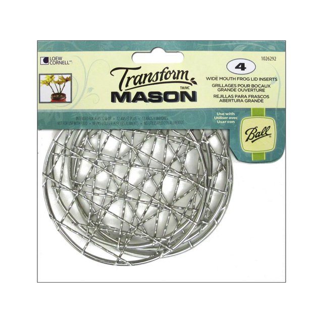 Ball Transform Mason Lid Insert Wide Frog 4pc - Walmart.com