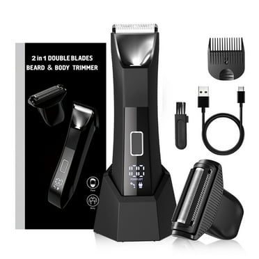 Nogroa Body Hair Trimmer for Men, Men's Groin Hair Trimmer, 3 in 1 ...