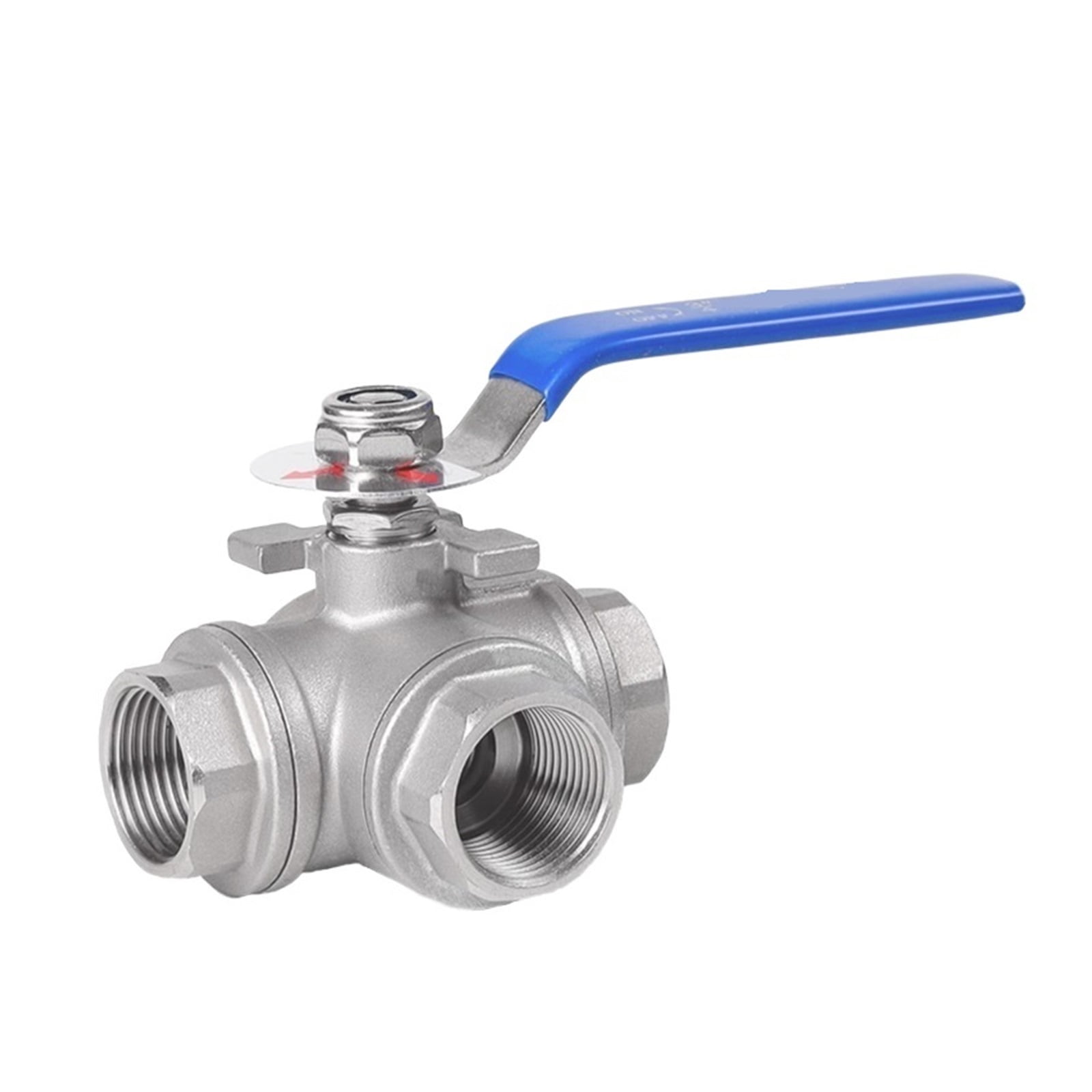 Ball Valve 1/2" 3/4" 1" 1-1/4"2" Three Way 304 Stainless Steel Thread ...
