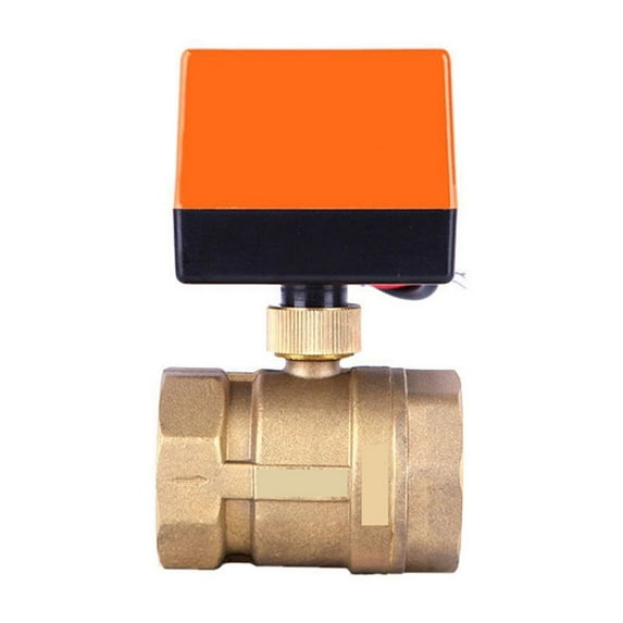 Ball Valve 1/2" 3/4" 1" 2" Motorized Ball Valve 3-Wire 2 Point Control ...