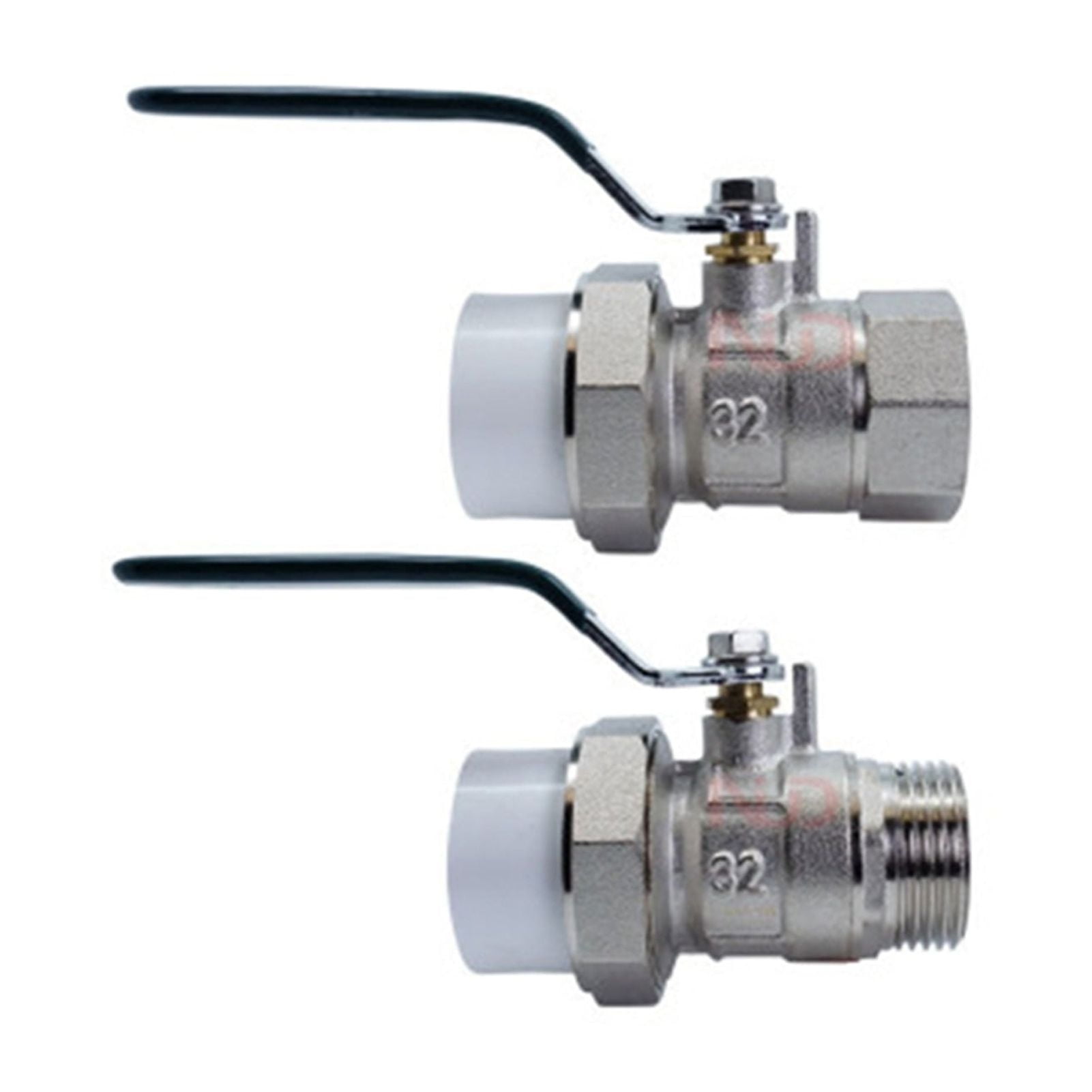 Ball Valve,1/2" 3/4" 1" Male/Female Brass PPR Heat Fusion Plumbing ...