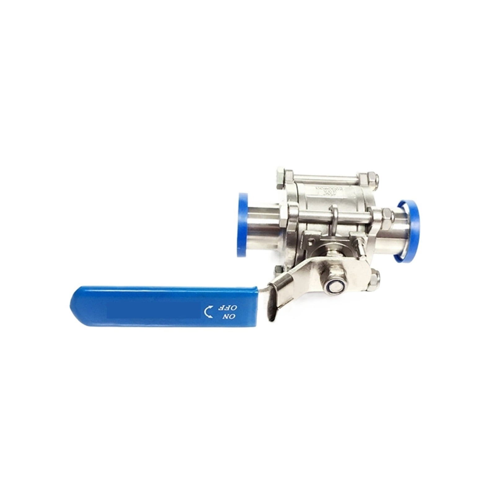 Ball Valve 51mm Pipe OD X 2" Tri Clamp Full Port Stainless Steel Manual ...