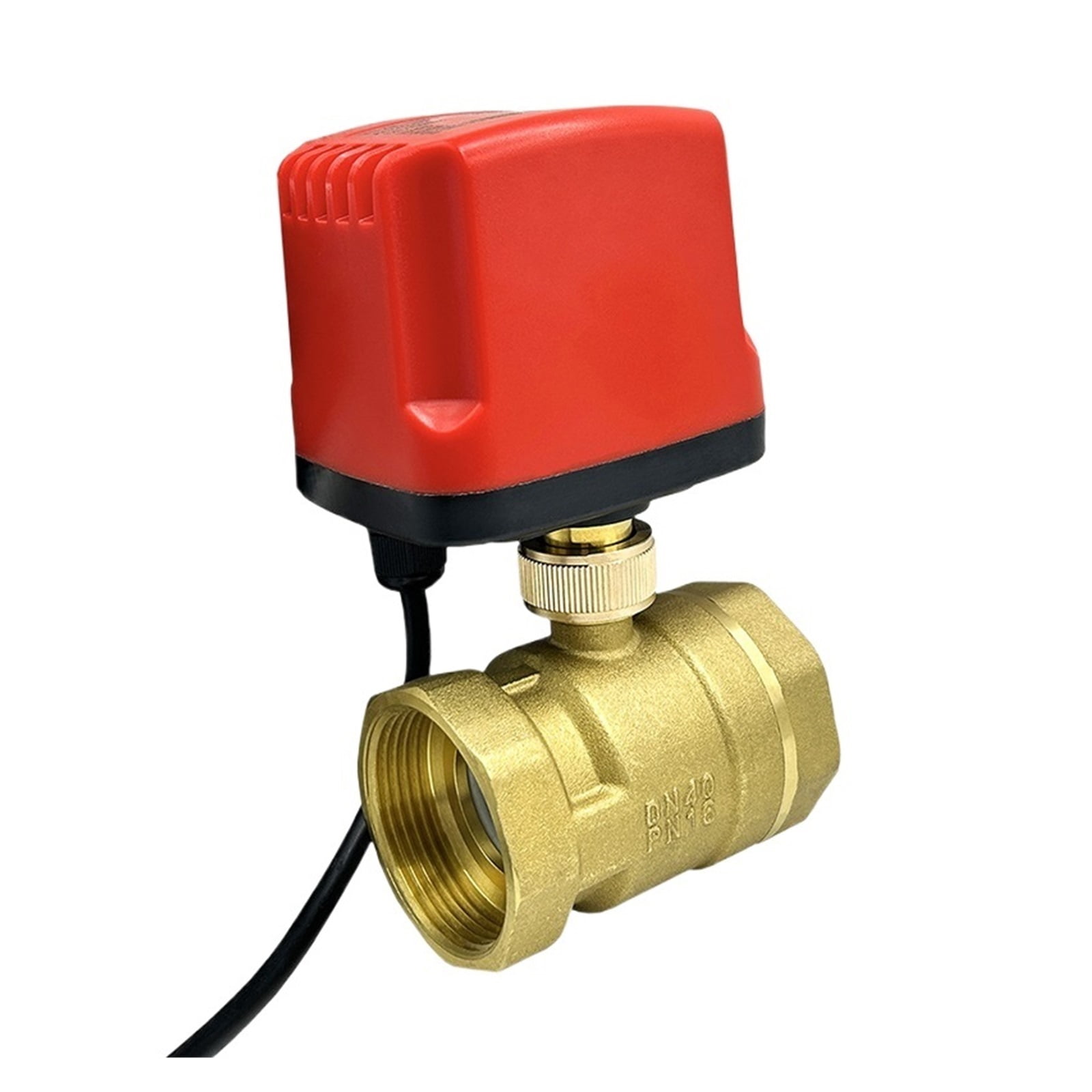 Ball Valve DN15 DN20 DN25 DN40 IP65 Waterproof Motorized Ball Valve Big Torque Metal Motor Brass ...