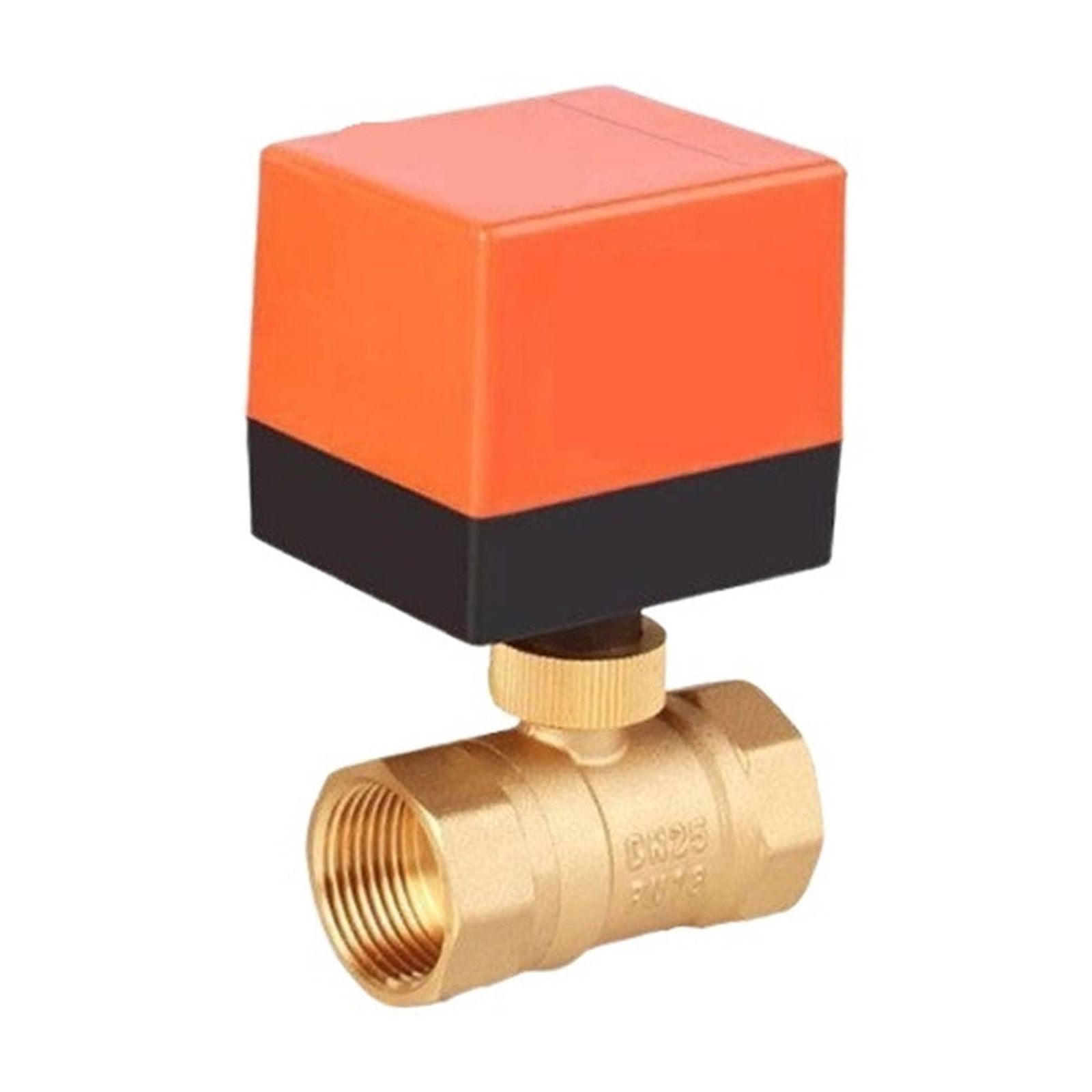 Ball Valve DN15 / DN20 / DN25 Motorized Electric 2-way Brass Ball Valve 2 Way 3 Wire -with ...