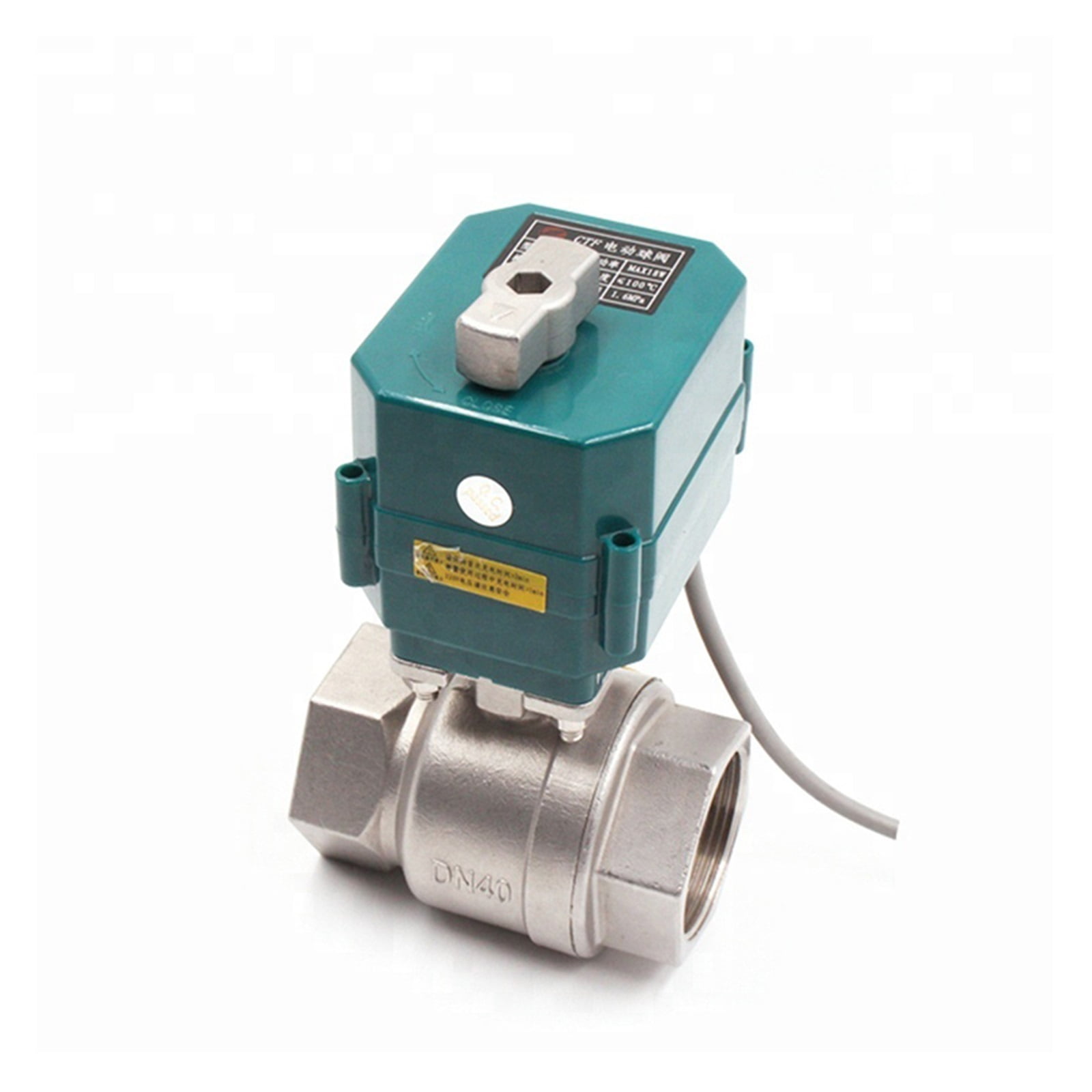 Ball Valve DN32 DN40 DN50 Electric Ball Valve Stainless Steel Industry ...