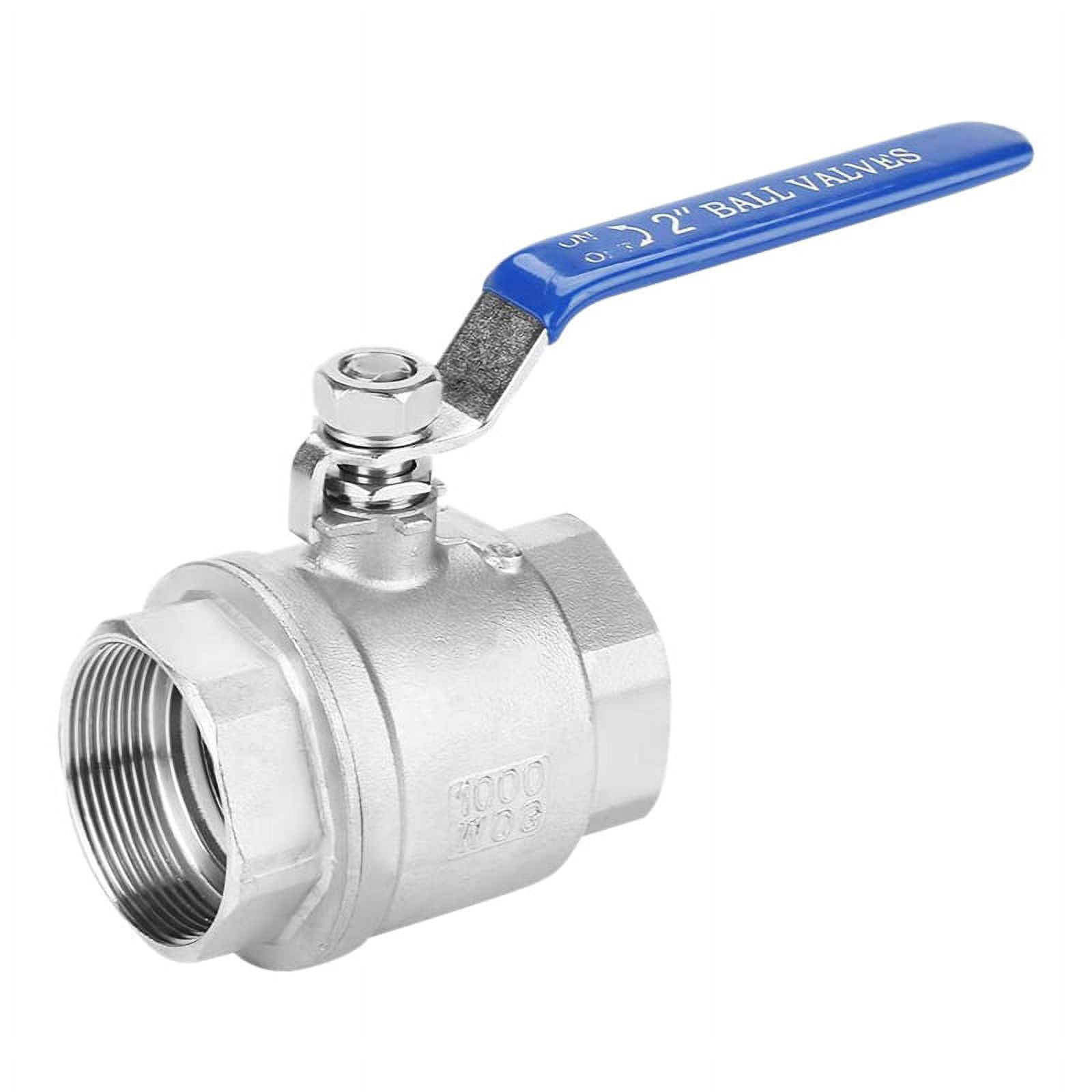 2 Inch 304 Stainless Steel Full Port Ball Valve, Female Thread DN50 ...