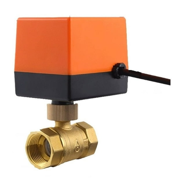 Ball Valve For Brass 2-way Motorized DN15/DN20/DN25 Three-Wire Two-control Electric Solenoid ...