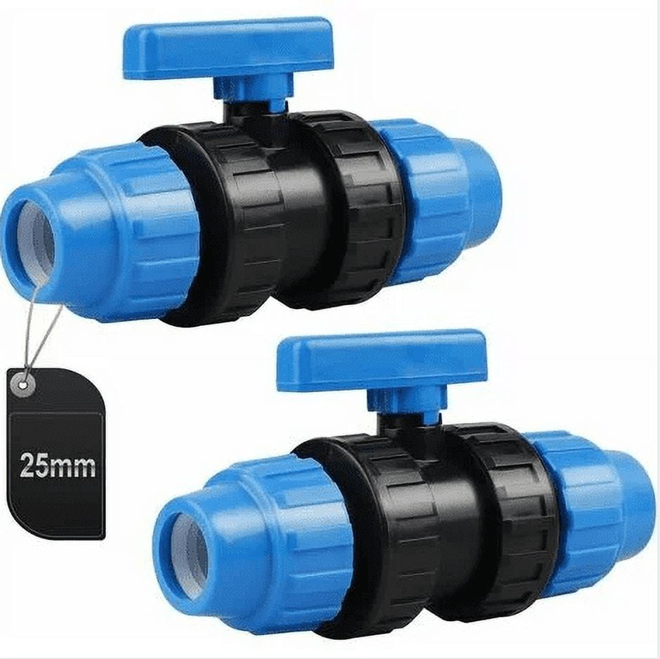 Ball Valve Shut-Off For Water Pipe Compression Fittings, Drip ...