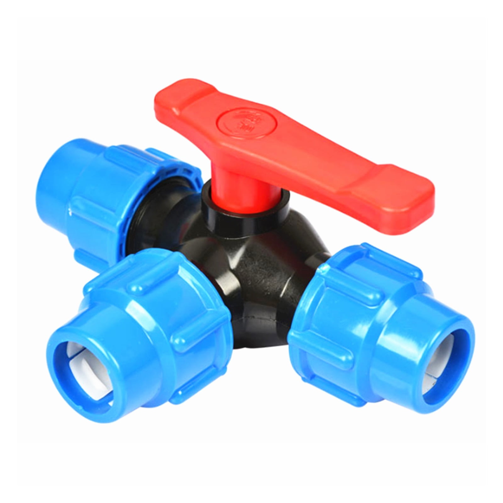 Ball Valve Three-way Fast Connection Pipe Valve Plastic Valve T-type ...